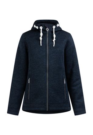 Dreimaster Dreimaster Strickfleecejacke Damen Marine Melange