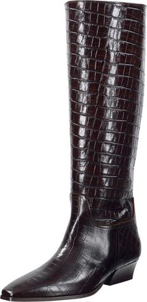 GANT FOOTWEAR Damen BASSOTTE Kniehohe Stiefel, Dark Brown, 42 EU