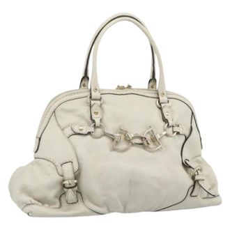 Gucci Pre-owned Vintage Boston Bag - Femme - Pre-owned - Beige - Taille: ONE Size