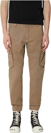 Alpha Industries Homme, Pantalons, Brun, Taille: W33 Pantalon Army