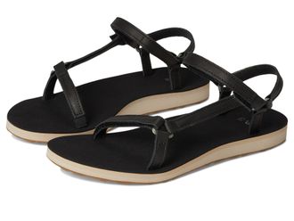 Teva Damen Sandalen ORIG UNIVERSAL SLIM LEATHER 1151031 black tan, Größe:38 EU