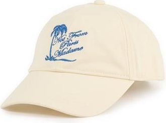 Dr&ocirc;le de Monsieur Casquette Slogan Palmiers en coton