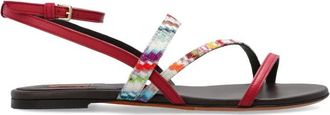 Missoni Femme, Chaussures, Multicolore, Taille: 37 EU Sandales en fil Lurex