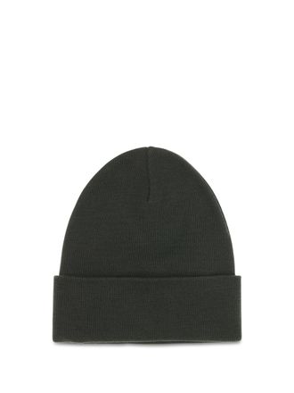 Moncler L20973B0001309974 Wool Rib-Knit Beanie - Green