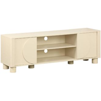 Sweeek TV-M&ouml;bel mit Mango-Holzoptik 2 wendbare T&uuml;ren 155cm