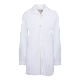 Off-white Lang&auml;rmeliges Popeline-Hemd - - Blouses & Shirts - Damen - Wei&szlig; - XS