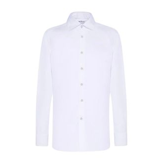 Kiton Handgefertigtes wei&szlig;es Baumwollhemd - - Shirts - Herren - Wei&szlig; - 3XL