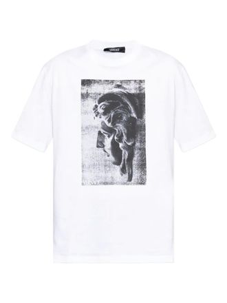 Versace t-shirt à imprimé Medusa - Blanc