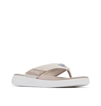 Columbia Damen Boatside Flip Lea PFG Sport Sandale, Crushed Clay/Dark Stone, 39 EU