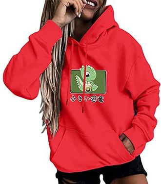 ORANDESIGNE Sweat à Capuche Femme Imprimé Coeur Hiver Pull Femme Hiver Chic Grande Taille Hoodie Femme Oversize Sweat Shirt Femme Fille Sport Manche Longue Vêteme