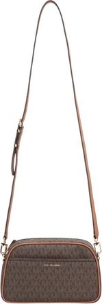 Michael Kors Femme, Sacs, Brun, Taille: ONE Size Sac bandouli&egrave;re en toile enduite imprim&eacute;e