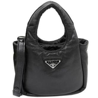 Prada Pre-owned Cuir sacs-prada - Femme - Pre-owned - Noir - Taille: ONE Size