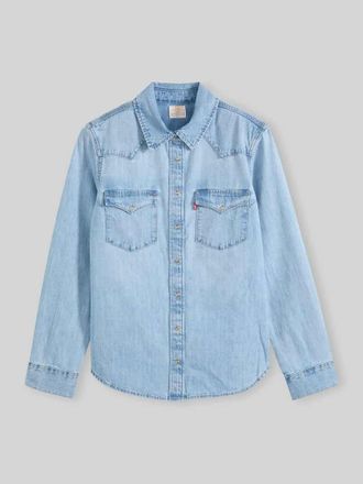 Levi's Relaxed Fit Jeansbluse aus Baumwoll-Mix