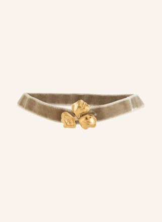 Seenberg Samt-Choker beige