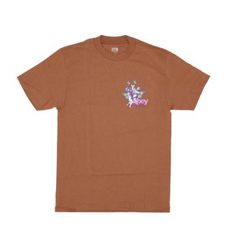 Obey Liebe Klassisches Tee Braun Zucker T-shirt - - Tops - Herren - Braun - XL