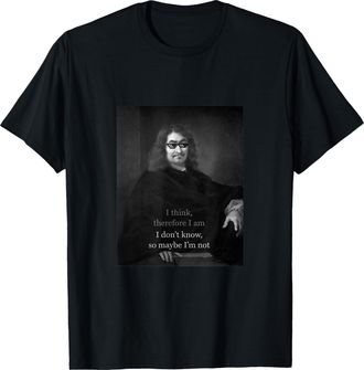 Kappa Philosophen - Descartes - I think therefore I am T-Shirt
