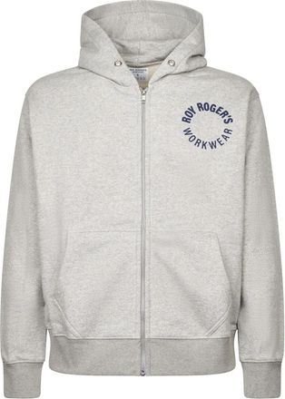 Roy Rogers Zip-through Sweatshirt - - Sweatshirts & Hoodies - Herren - Grau - L