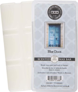 Bridgewater Candle Company Wax Bar blau Tür, weiß