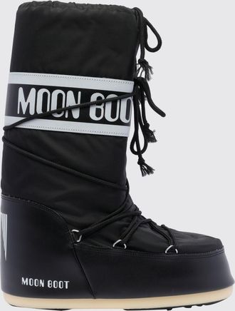 Moon Boot Schneestiefel Icon aus Nylon mit gedrucktem Logo