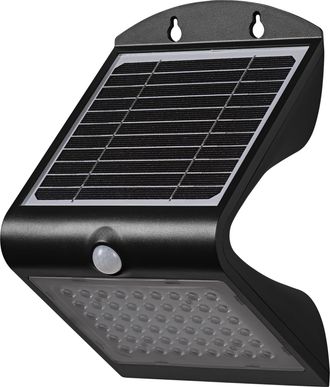 Osram ENDURA BUTTERFLY Solar-Flutlicht, schwarz, 4W, 500lm, Bewegungs- & Lichtsensor, Outdoor-Leuchte, Batterie aufladbar, umweltfreundlich, lange Lebensdau