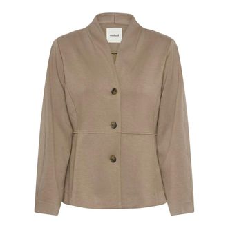 Soaked In Luxury Shirley Blazer - Femme - Vestes - Beige - Taille: 40 FR