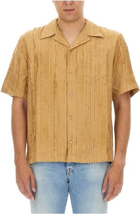 S&eacute;fr Homme, Chemises, Beige, Taille: XL Dalian Shirt Fluid