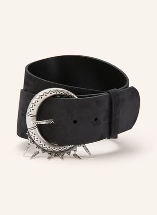 BA&SH Ba&Sh Lederg&uuml;rtel Bruna schwarz