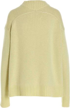 Jil Sander Cashmere Blend Turtleneck Sweater - Yellow