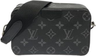 Louis Vuitton Sac bandouli&egrave;re doccasion en toile - Homme - Pre-owned - Noir - Taille: ONE Size