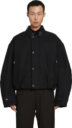 Acne Studios Cotton Satin Bomber Jacket