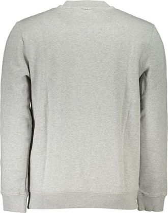 Napapijri Logo-Embroidered Cotton Sweatshirt - Grey