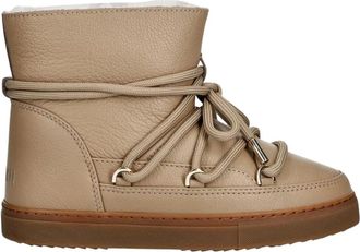 INUIKII Femme, Chaussures, Beige, Taille: 38 EU Botte en cuir