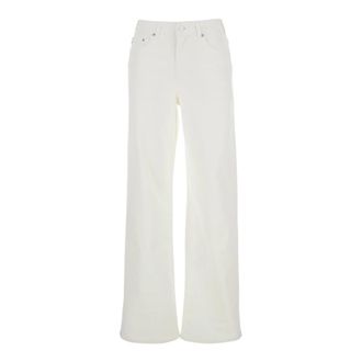 AG - Adriano Goldschmied Wei&szlig;e Denim-Jeans mit G&uuml;rtelschlaufen - - Jeans - Damen - Wei&szlig; - W29