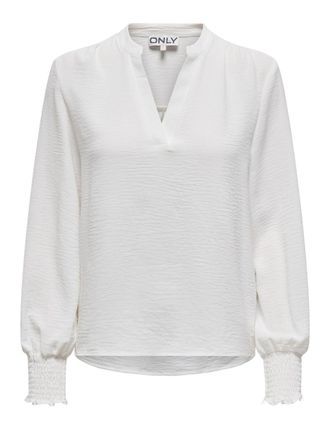 Only ONLMETTE V-Neck LS Smock TOP NOOS WVN