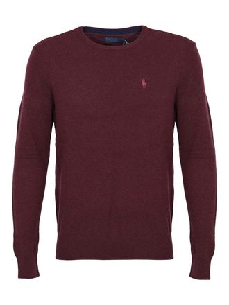 Polo Ralph Lauren Pull Col Rond - Rouge Brun