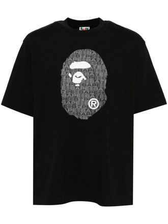 A Bathing Ape t-shirt à logo imprimé - Noir