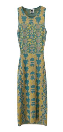 Missoni M Missoni Jacquard Knit Cut-out Back Dress Size S