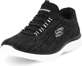 Skechers Summits Fun Flare Baskets pour Femme, Noir, 40 EU