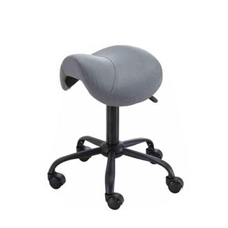 Generic Ergonomischer Sattelhocker, drehbarer, Verstellbarer Arbeitsstuhl, Sattelstuhl aus PU-Leder, geeignet for Massage, Kliniken und B&uuml;ros(Color-1)