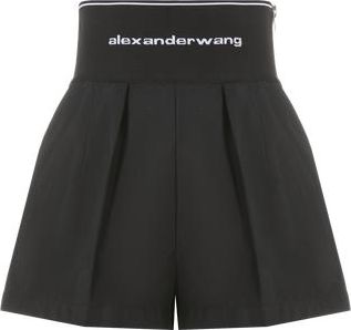 Alexander Wang Short Safari en coton m&eacute;lang&eacute;