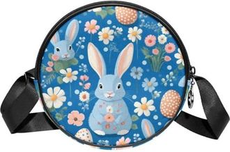 Generic Petit sac &agrave; bandouli&egrave;re circulaire pour femme, petit sac &agrave; bandouli&egrave;re avec fermeture &eacute;clair, bretelles r&eacute;glables, sac &agrave; main rond d&eacute;contract&eacute; pour fe