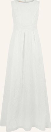 Apart Langes Jacquardkleid weiss