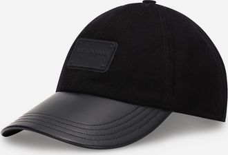 Dolce & Gabbana Baseballkappe Mit Logoplakette - Mann Hüte Und Handschuhe Blau 58