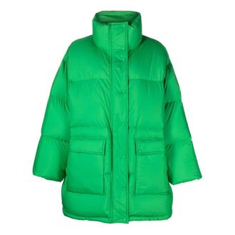 Stand Studio Gr&uuml;ner Puffer- & Daunenmantel - - Jackets - Damen - Gr&uuml;n - XS