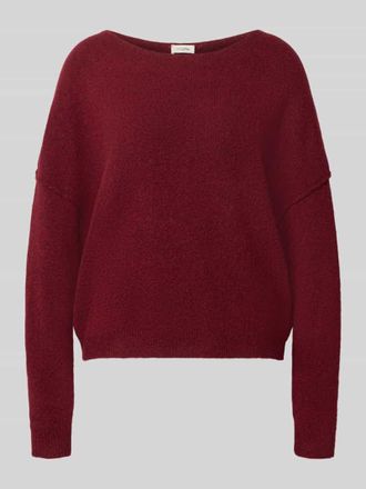 American Vintage Relaxed Fit Strickpullover aus Material-Mix mit Leinen-Anteil