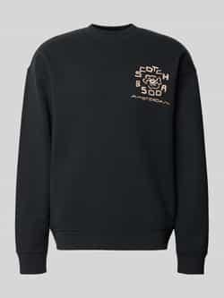 Scotch & Soda Relaxed Fit Pullover mit Logo-Print