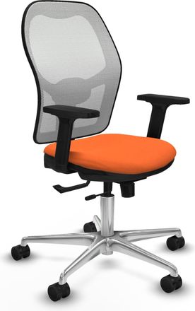 Piqueras y Crespo Schreibtischstuhl Orange Jorquera mit 2D-Armen, h&ouml;henverstellbare Lendenwirbelst&uuml;tze, ausgestattet mit Syncro/Traslack und eingespritztem Schaum. Mit 