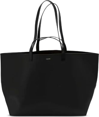 CAHU sac cabas en cuir - Noir