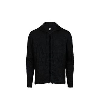 Post Archive Faction (PAF) Sweat &agrave; capuche froiss&eacute; en coton m&eacute;lang&eacute;