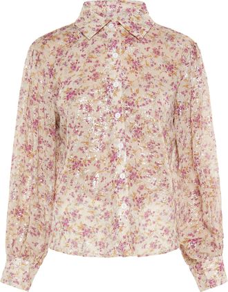 Usha Bluse Frauen Mehrfarbig Rosa